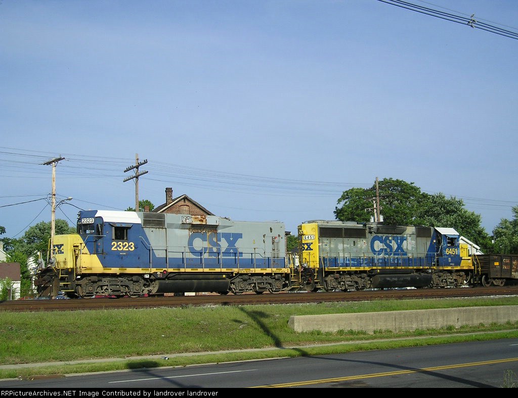 CSXT 2323 On CSX J 782 Northbound